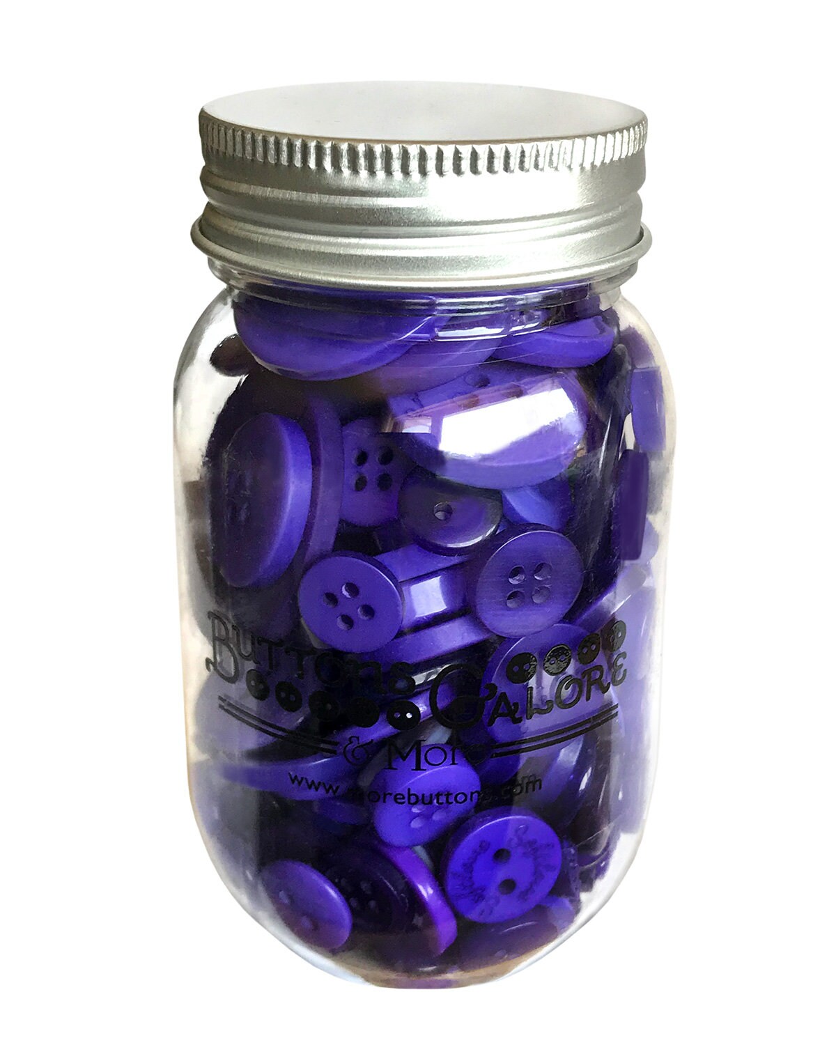 Buttons Galore Button Mason Jar 200 Colorful Buttons for - Etsy