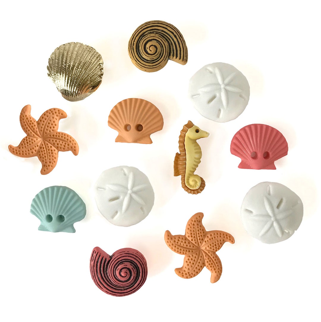 Buttons Galore Crafts & Sewing Buttons Beach Treasures - Etsy