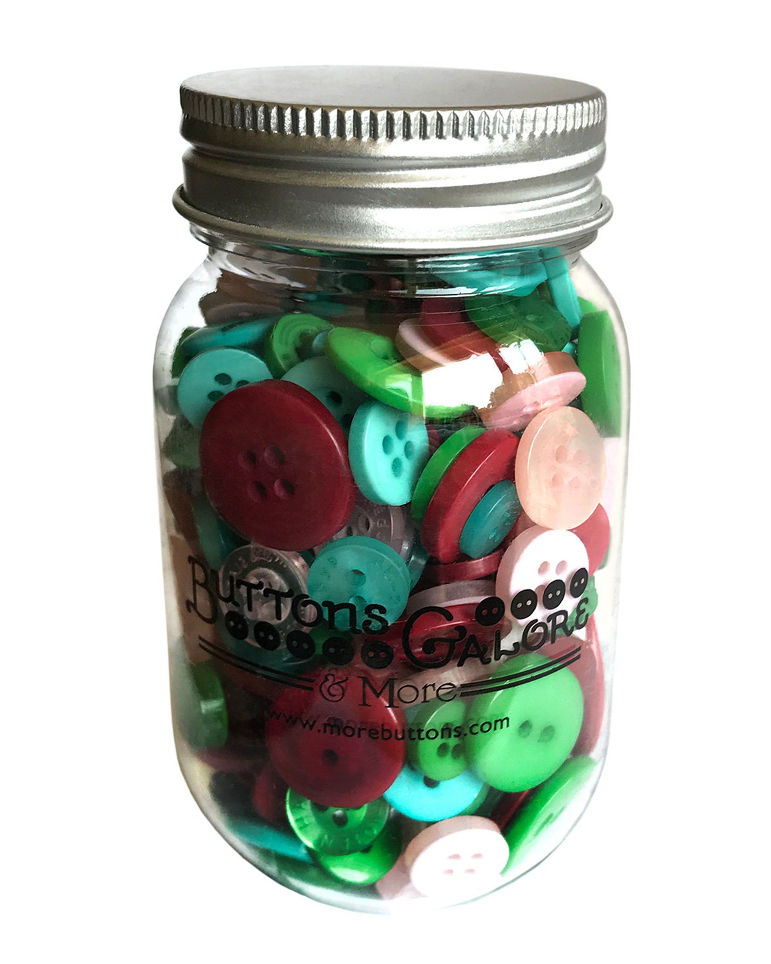 Buttons Galore Button Mason Jar 200 Colorful Buttons for - Etsy UK
