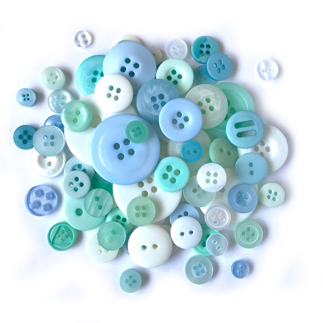 Buttons Galore Craft & Sewing Buttons - Button Tote - Frost - Etsy