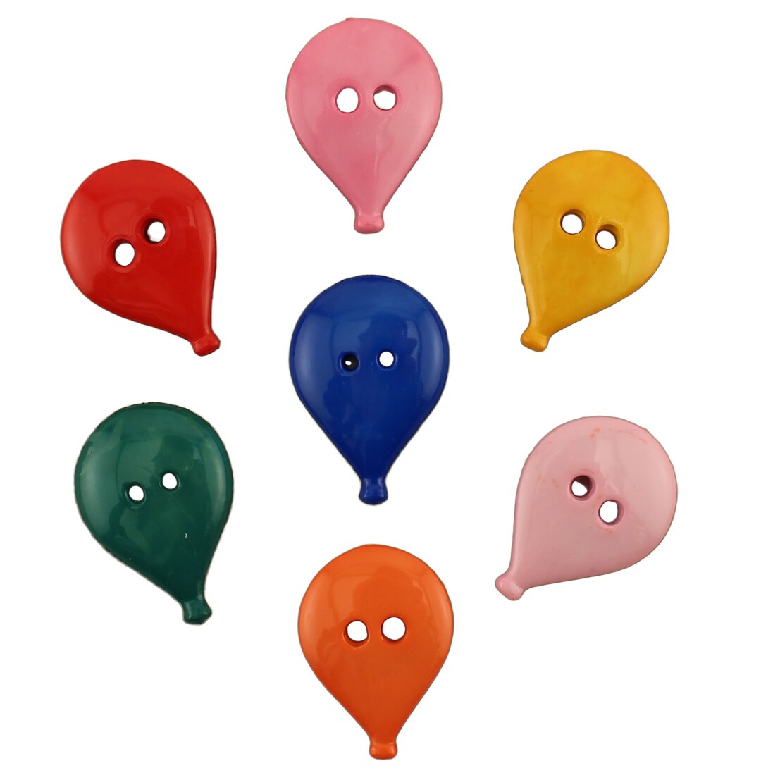 Buttons Galore Crafts & Sewing Buttons - Birthday Balloons - Etsy