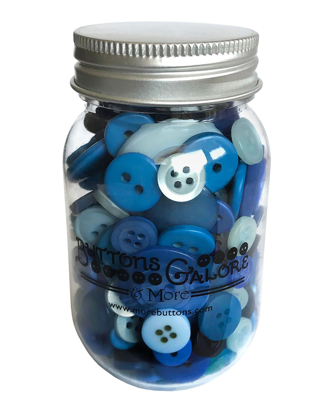 Buttons Galore Button Mason Jar 200+ Colorful Buttons for Sewing ...