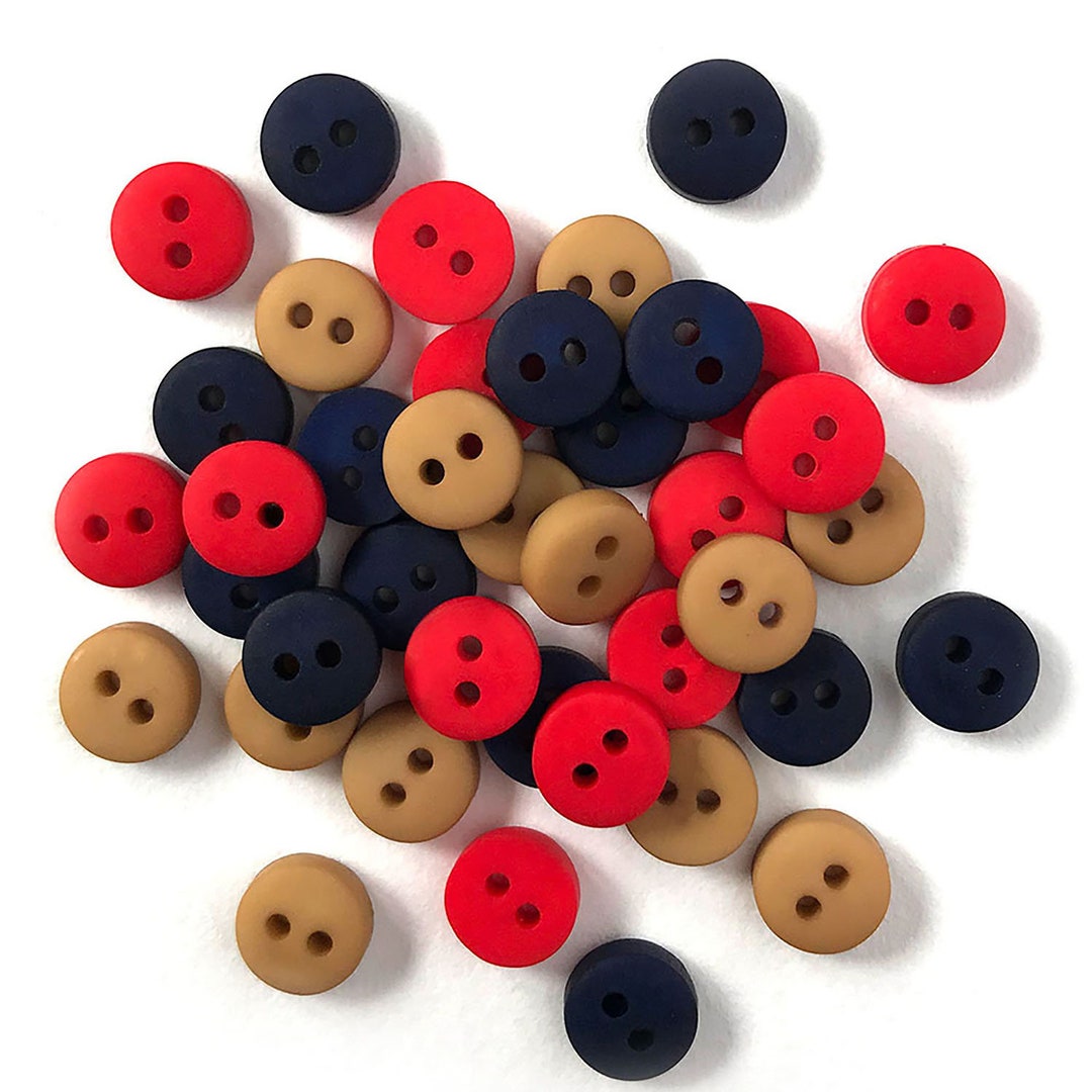 Americana Miniature Button Assortment for Sewing, Crafting & DIY ...
