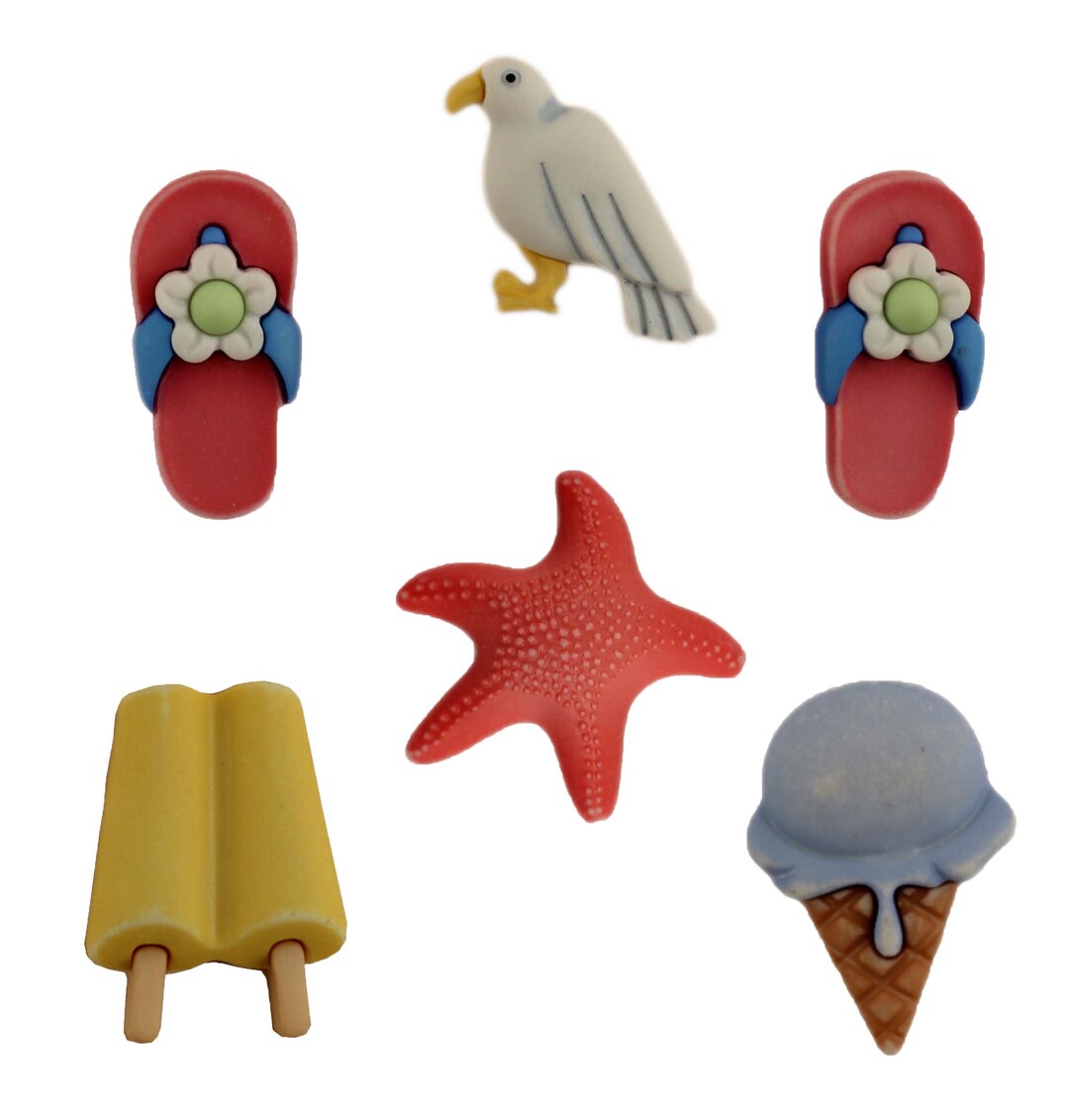 Buttons Galore Fun in the Sun Craft & Sewing Buttons - Life's A Beach ...