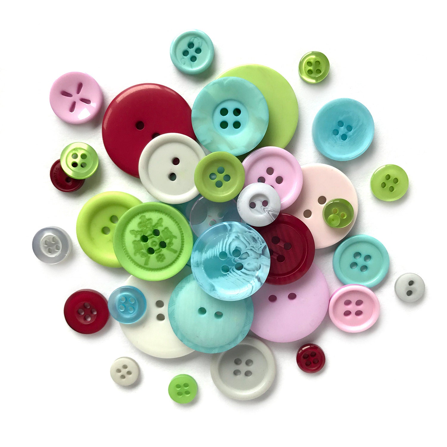 Buttons Galore Button Bonanza Colorful Craft & Sewing Buttons - Etsy