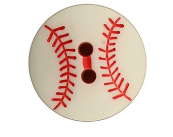 Baseball Sewing Buttons | Etsy