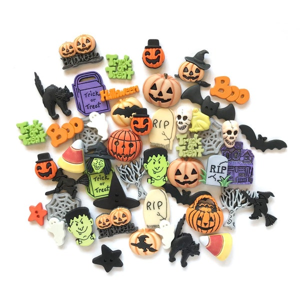 Halloween Buttons - Etsy
