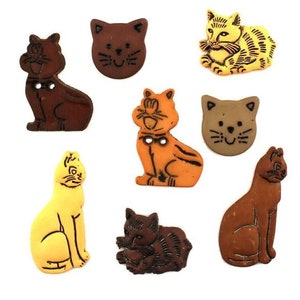 Buttons Galore 50+ Assorted Pets Buttons for Sewing & Crafts - Set of 6 ...