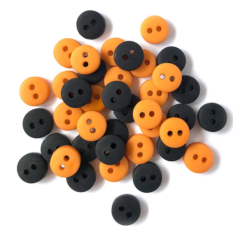 Buttons Galore Tiny Buttons for Sewing & Crafts Halloween - Etsy