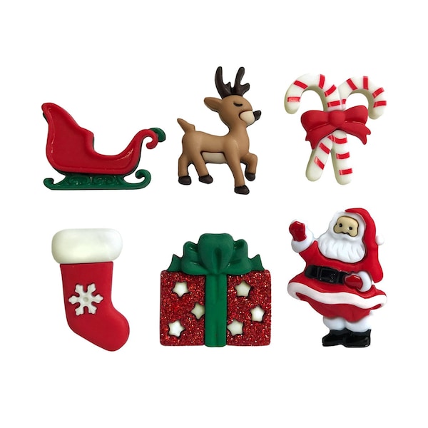 Christmas Buttons - Etsy