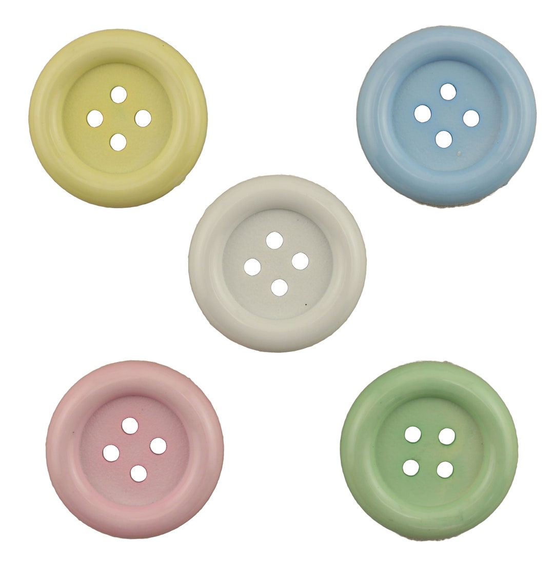 Buttons Galore Big Craft & Fashion Buttons - Lovable - Etsy