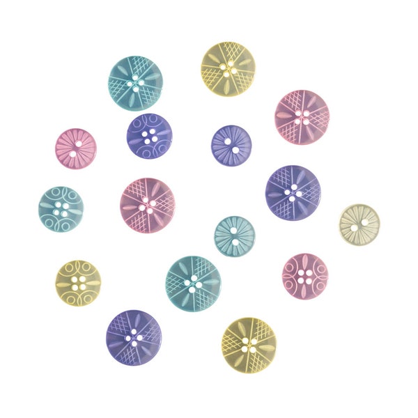 Pastel Buttons - Etsy