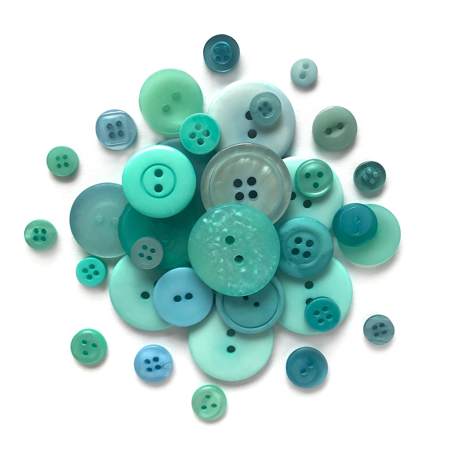 Buttons Galore Button Bonanza Colorful Craft & Sewing Buttons 1/2 Pound ...