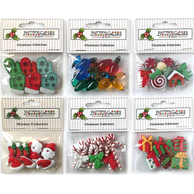 Christmas Buttons - Etsy