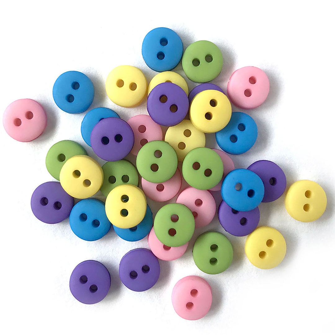 Miniature Garden-themed Buttons for Sewing & Crafts - Colorful ...