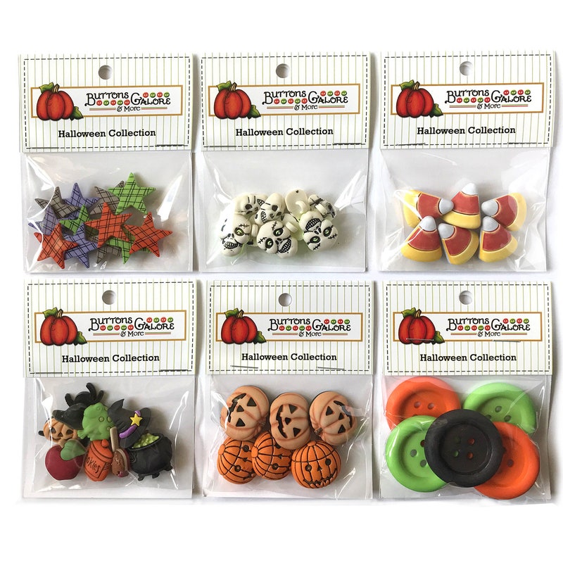 Halloween Buttons - Etsy