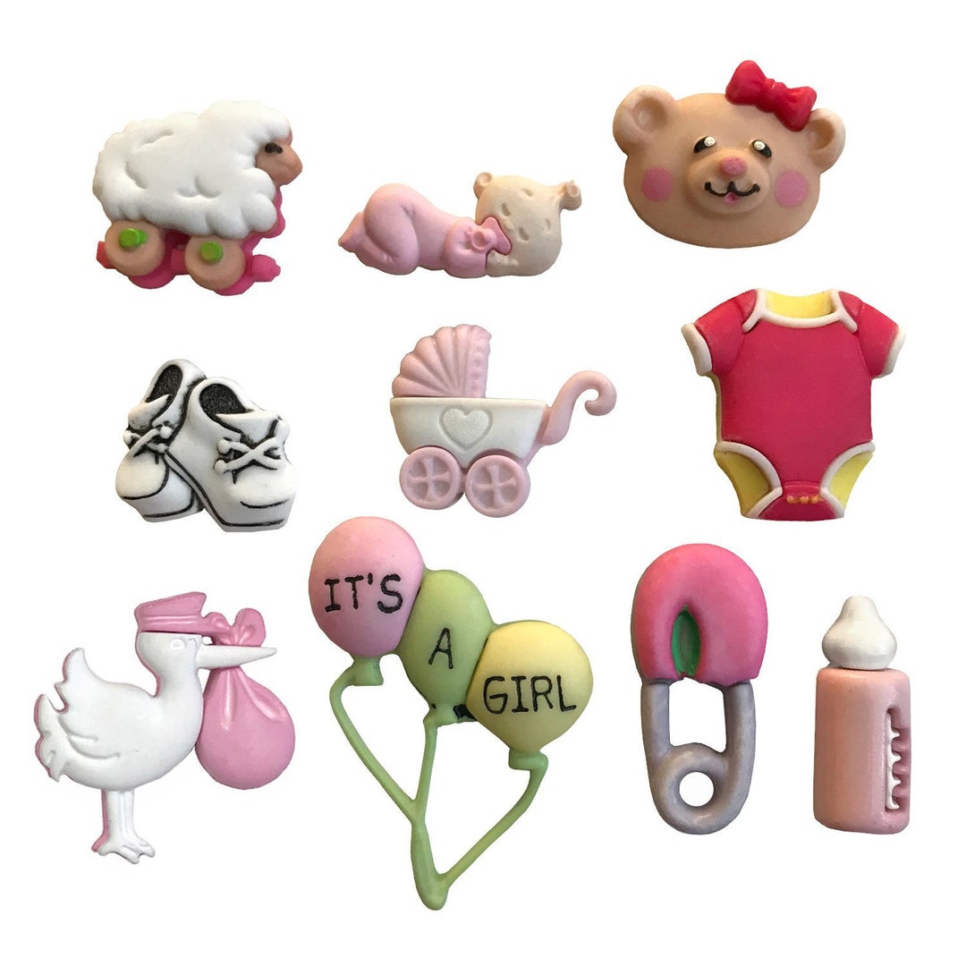 Buttons Galore Crafts & Sewing Buttons - Baby Girl - Etsy