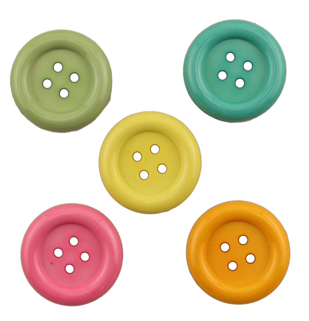 Buttons Galore Big Craft & Fashion Buttons - Groovy - Etsy