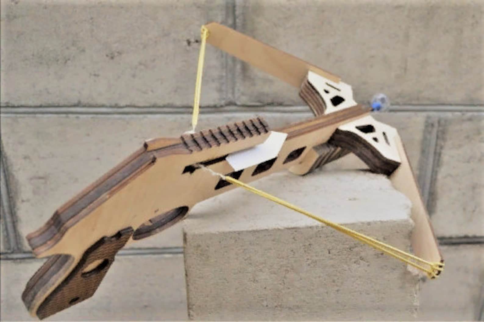 Dxf Marshmallow Crossbow Plans For Laser Cnc Plotter