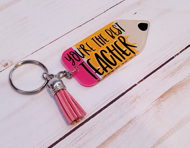 Best Teacher Keychains Choose 1 Gift Teacher - Etsy