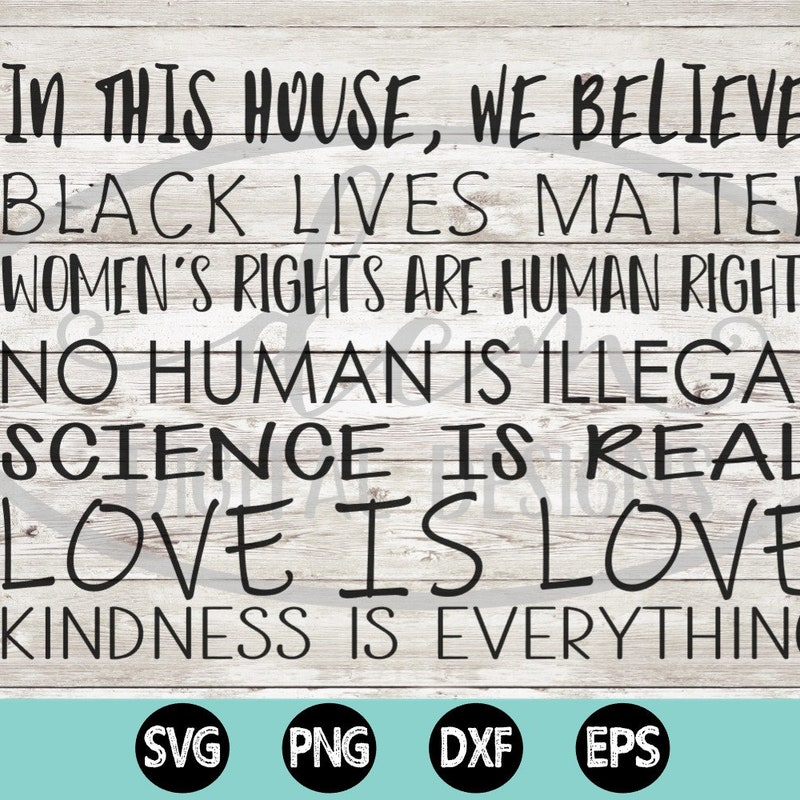 In This House We Believe - Etsy