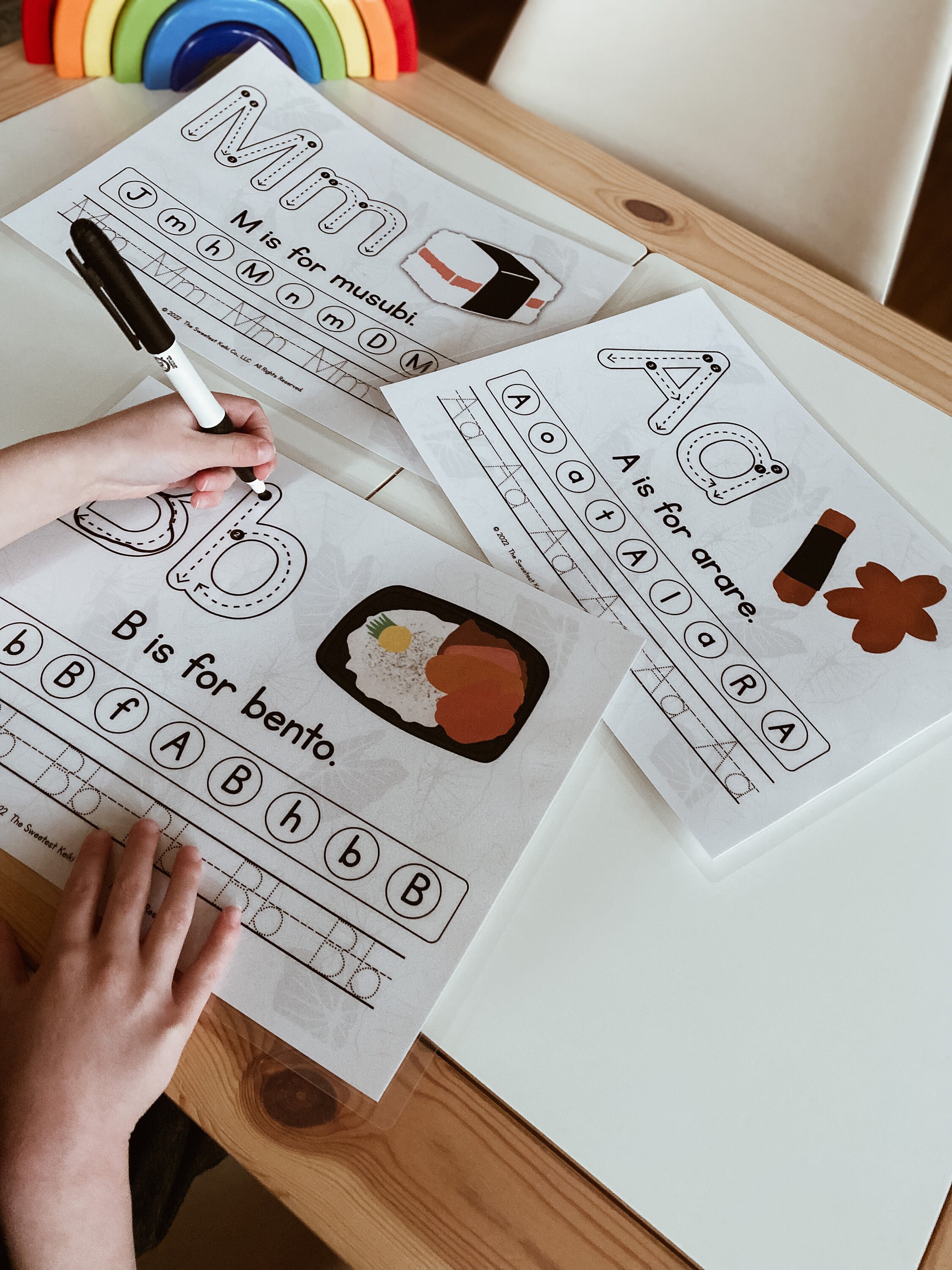 Local Kine Alphabet Dough & Tracing Mats // Letter Activity Mats ...