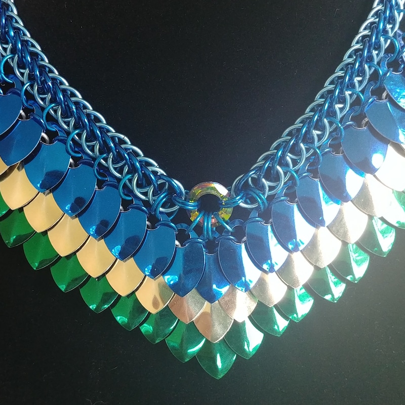 Scale Maille Necklace - Etsy