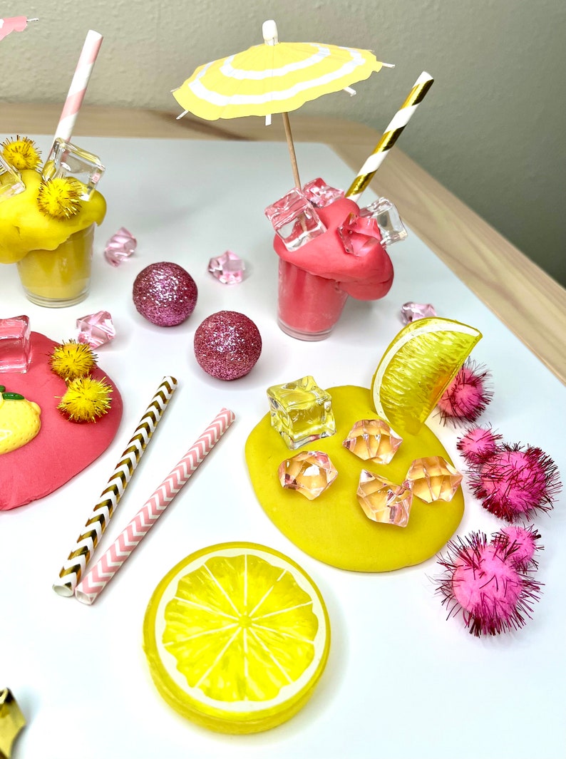 Lemonade Stand Sensory Kit Sensory Dough Activity Summer - Etsy