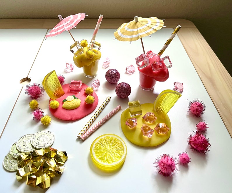 Lemonade Stand Sensory Kit Sensory Dough Activity Summer - Etsy