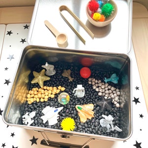 Space Exploration Sensory Bin | Outer Space Sensory Kit | Space Ship ...