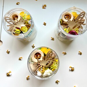Honey Bee Sensory Dough Jar | Play Dough Sensory Kit | Pollinator ...