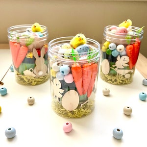 Easter Sensory Jar | Play Dough Sensory Kit | Spring Sensory Activity ...