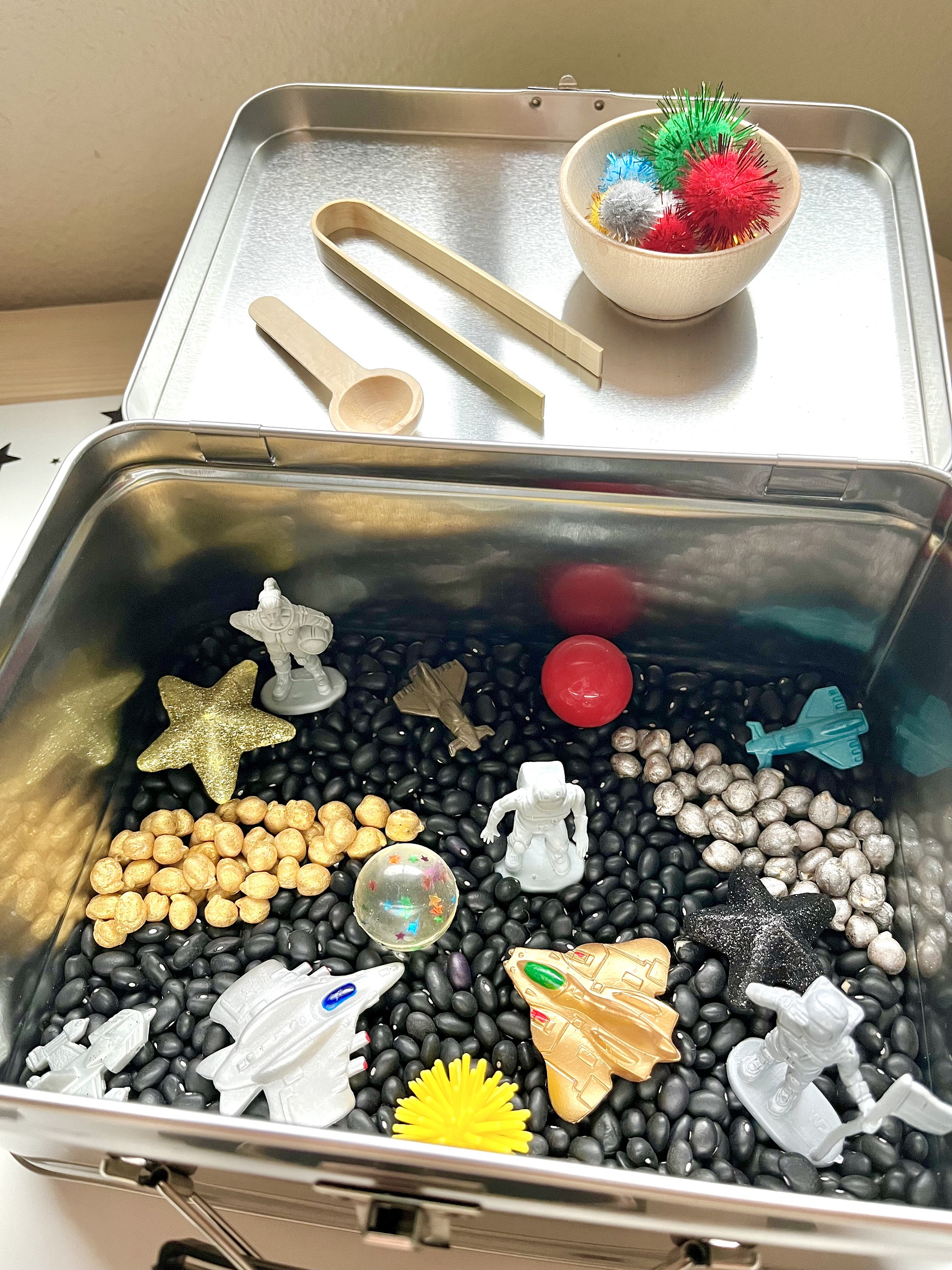 Space Exploration Sensory Bin Outer Space Sensory Kit Space Ship ...