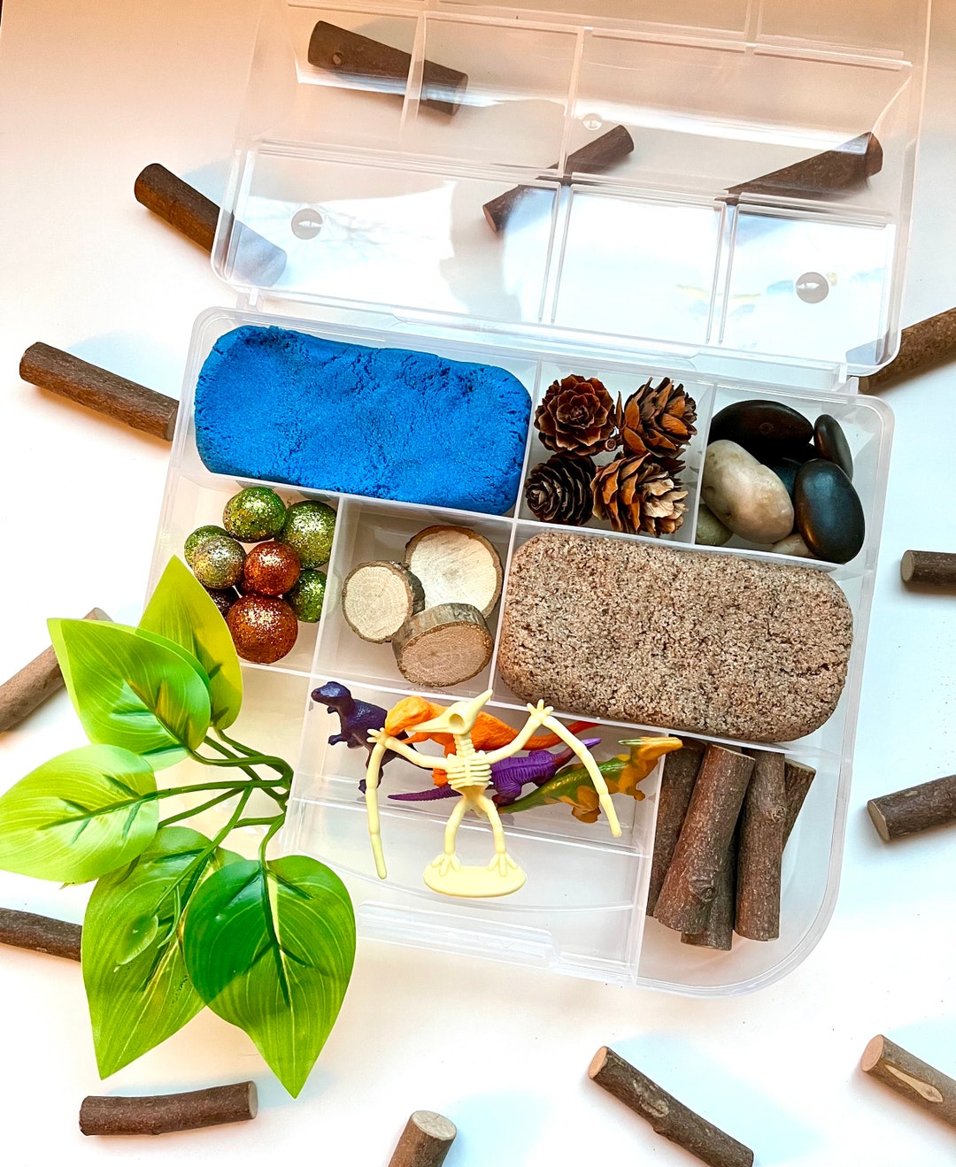 Dinosaur Sensory Kit Sensory Sand Kit Prehistoric Busy - Etsy