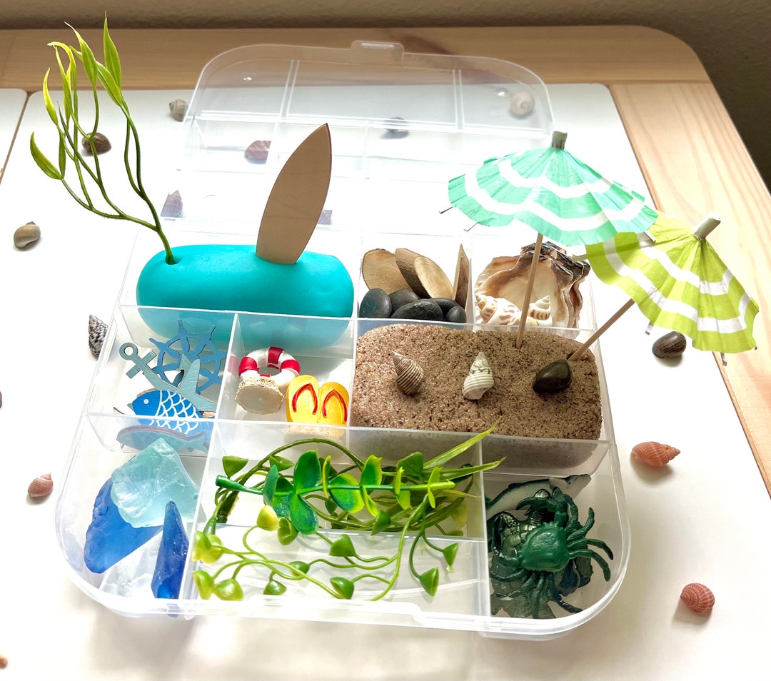 Beach Sensory Kit | Sensory Dough Activity | Sensory Sand Kit ...