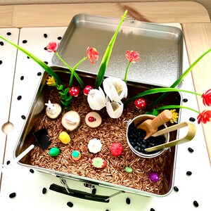 Garden Sensory Bin | Sensory Rice Kit | Vegetable Harvest | Flower ...