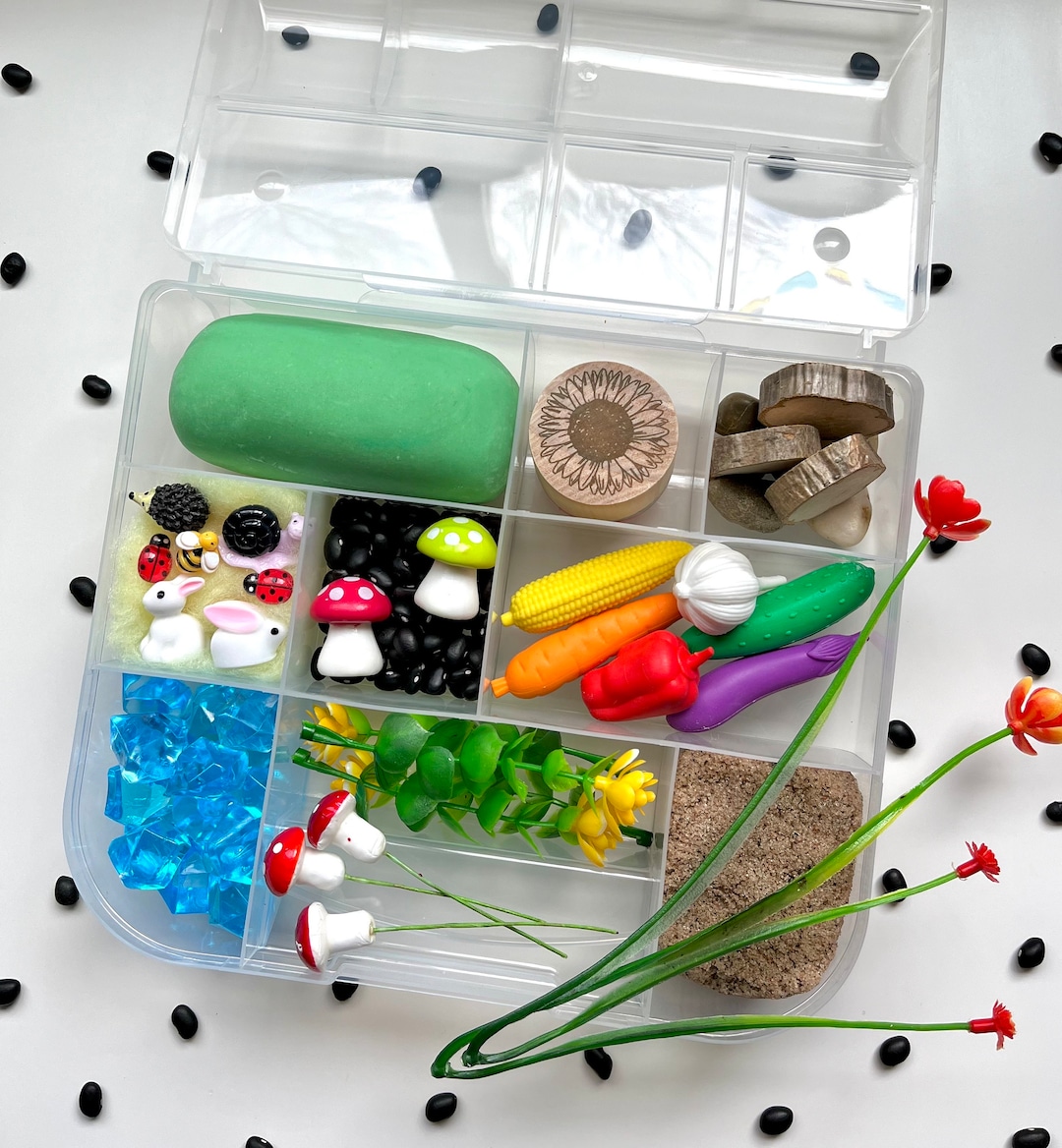Garden Sensory Kit | Sensory Dough | Vegetable Harvest | Flower ...