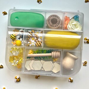 Honey Bee Sensory Kit | Play Dough Sensory Bin | Pollinator | Toddler ...