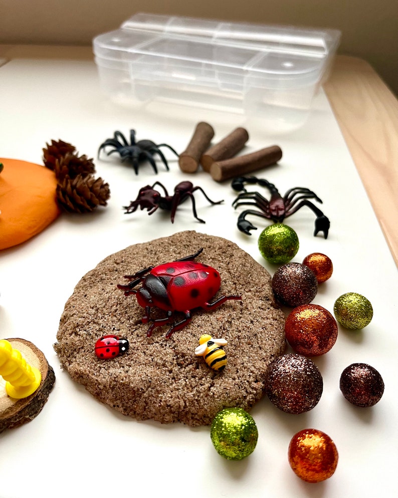 Bug Sensory Kit | Play Dough Sensory Bin | Spring | Toddler Gift | Busy ...