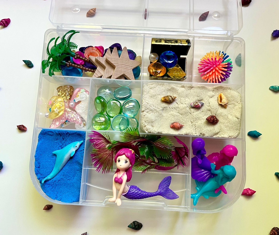 Mermaid Sensory Kit Sensory Sand Activity Little Mermaid - Etsy