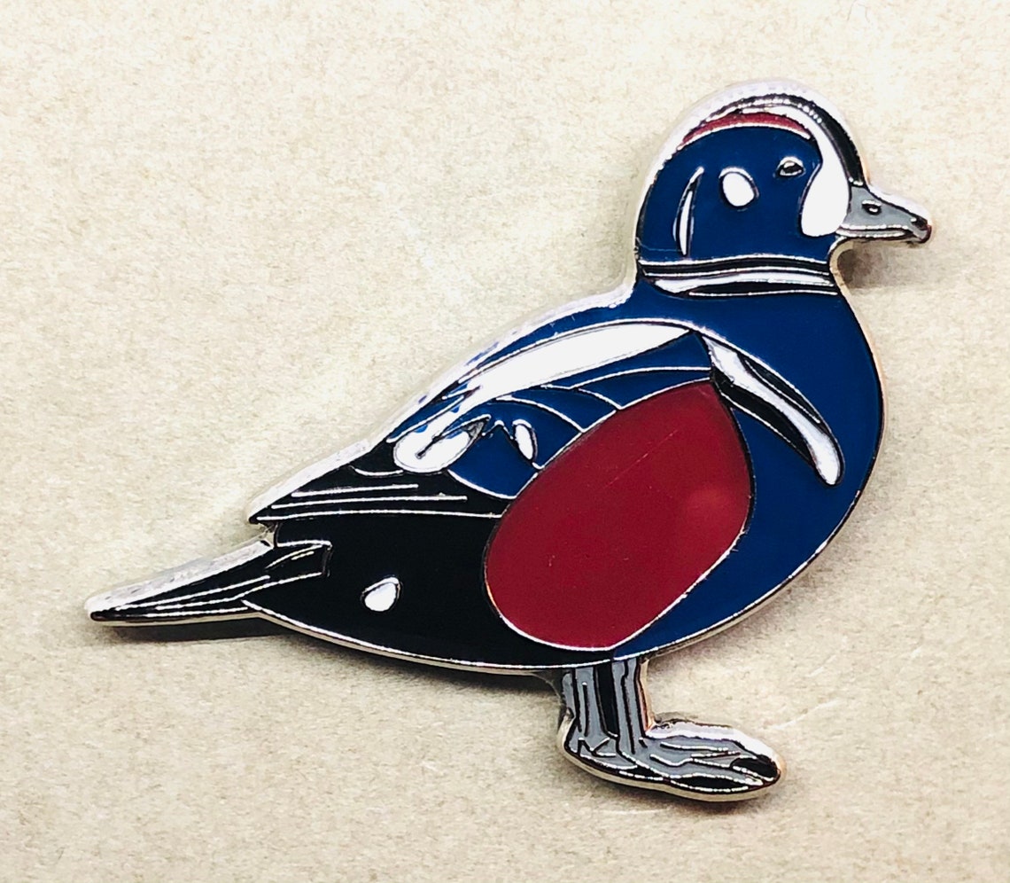 Harlequin UK Birding Enamel Pin Badge - Etsy