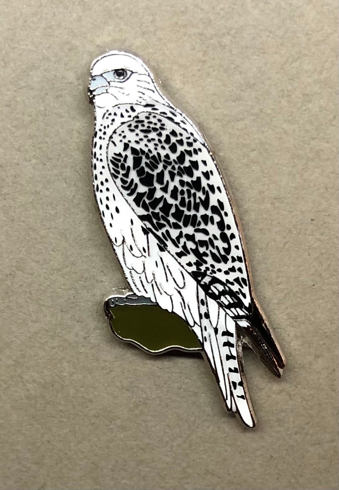 Gyr Falcon no.48 UK Birding Pins Enamel Pin Badge Unnumbered - Etsy