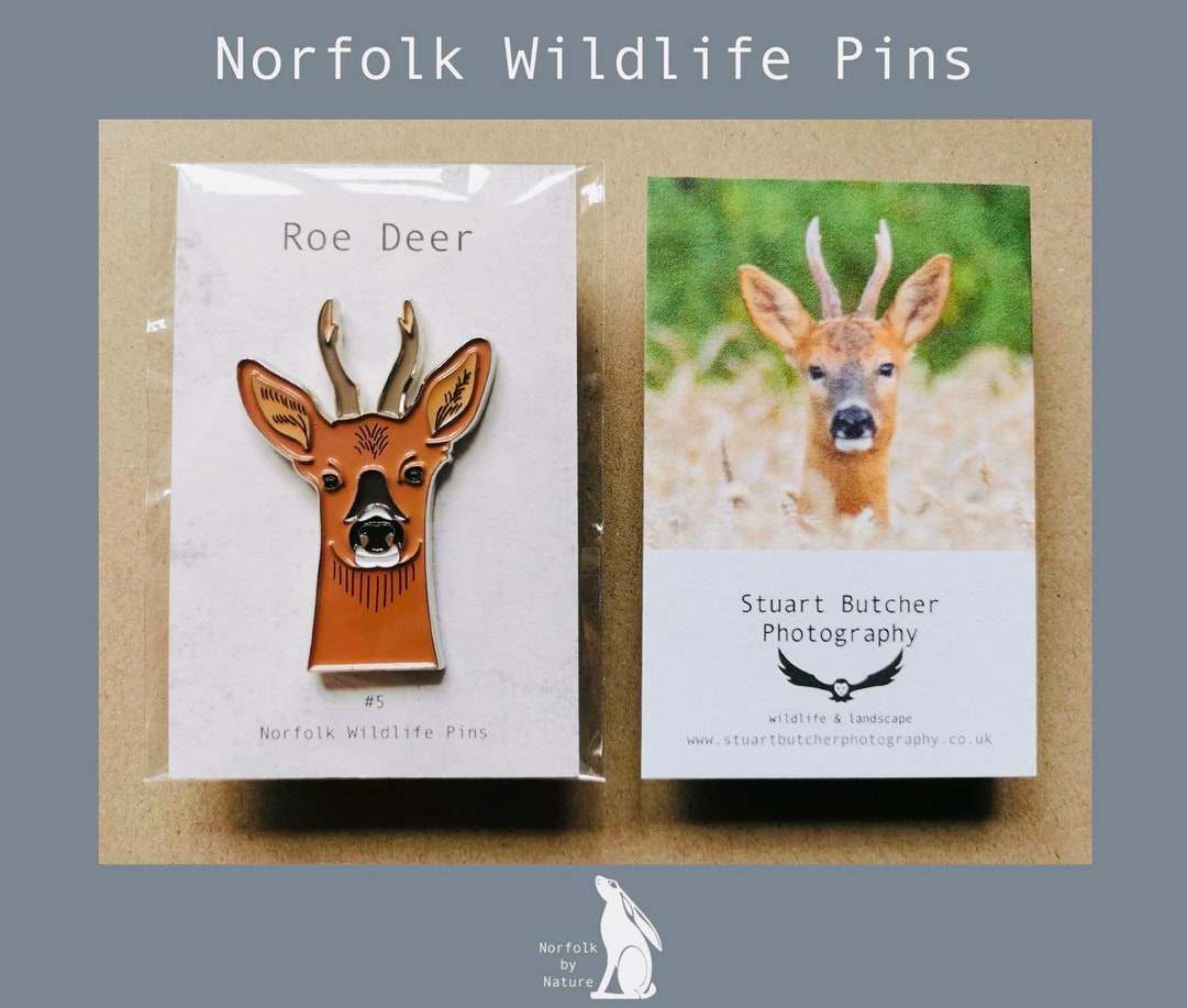 Roe Deer - #5 - Enamel Pin Badge - Norfolk Wildlife - Etsy