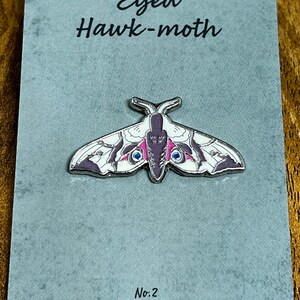 Hawk-moth Series - Enamel Pin Badge - Etsy