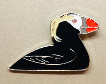 Puffin Pin Badge - Etsy