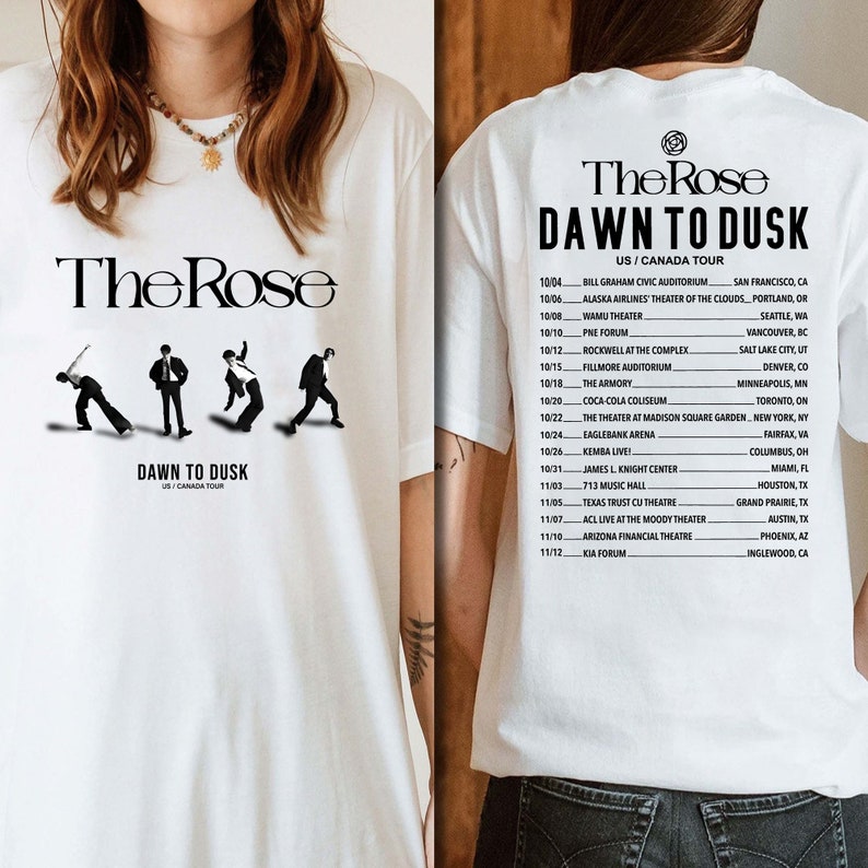 The Rose Dawn to Dusk Tour 2023 Png, the Rose Kpop Png, Dual Rock Album Png, Kpop Indie Rock ...