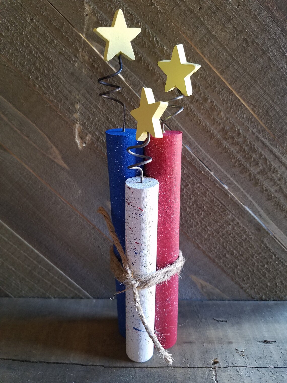 Tray Filler Fireworks 4th of July Decor Firecrackers USA Summer Tiered ...