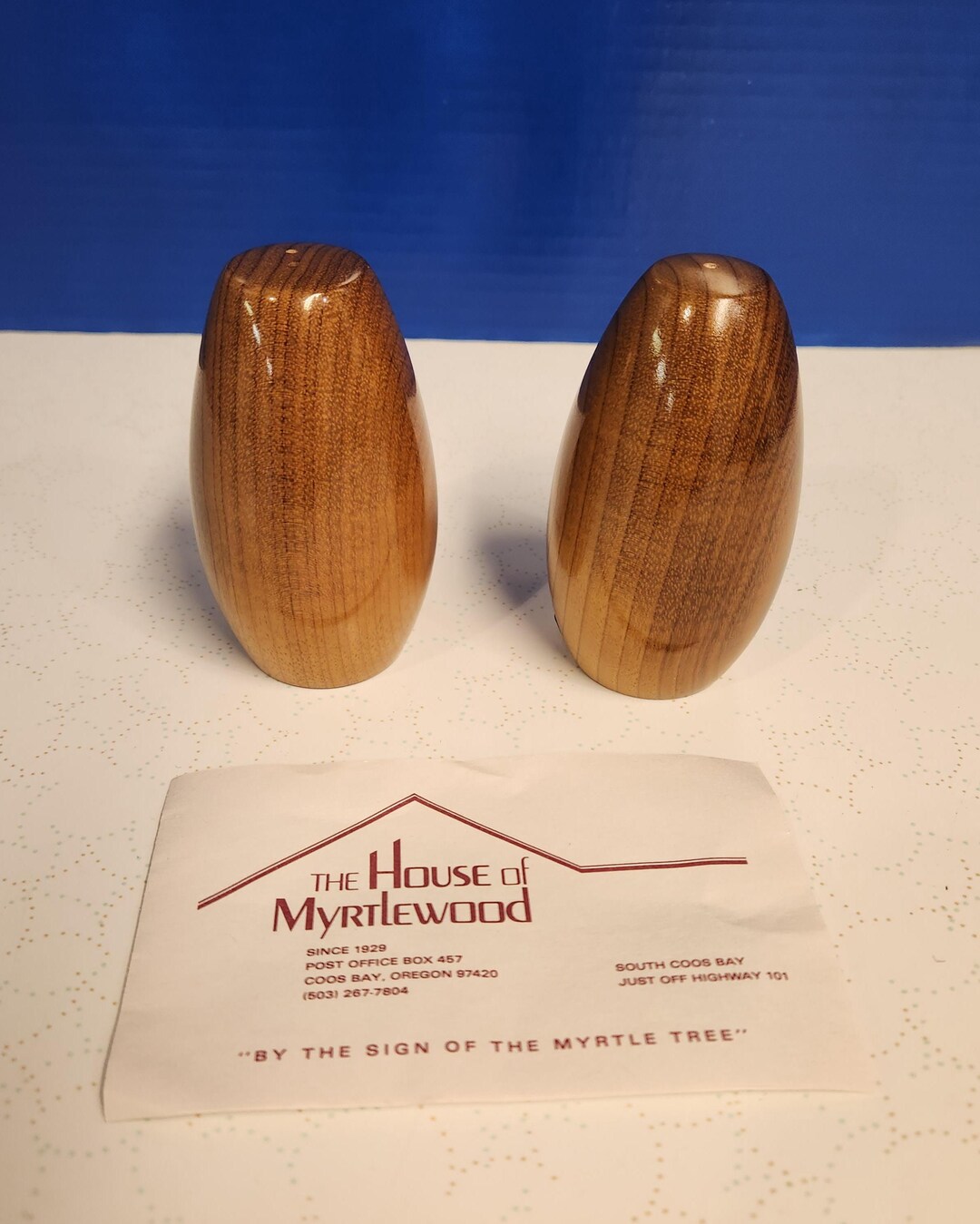 House of Myrtlewood Vintage Wood Salt N Pepper Shakers - Etsy