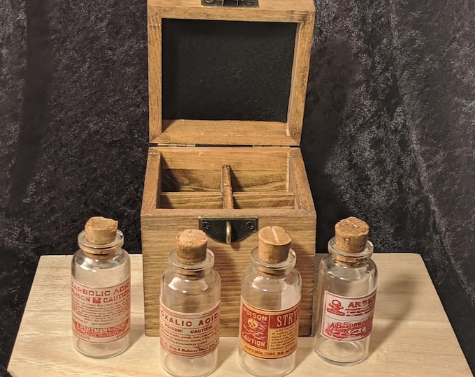 Victorian Poison Sampler Box - Etsy