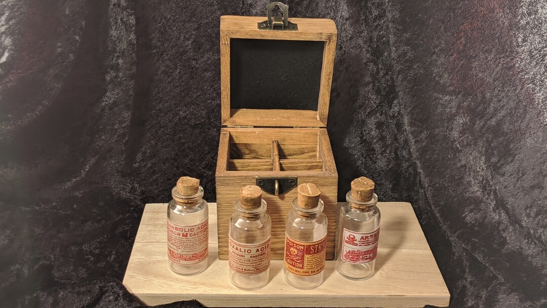 Victorian Poison Sampler Box - Etsy